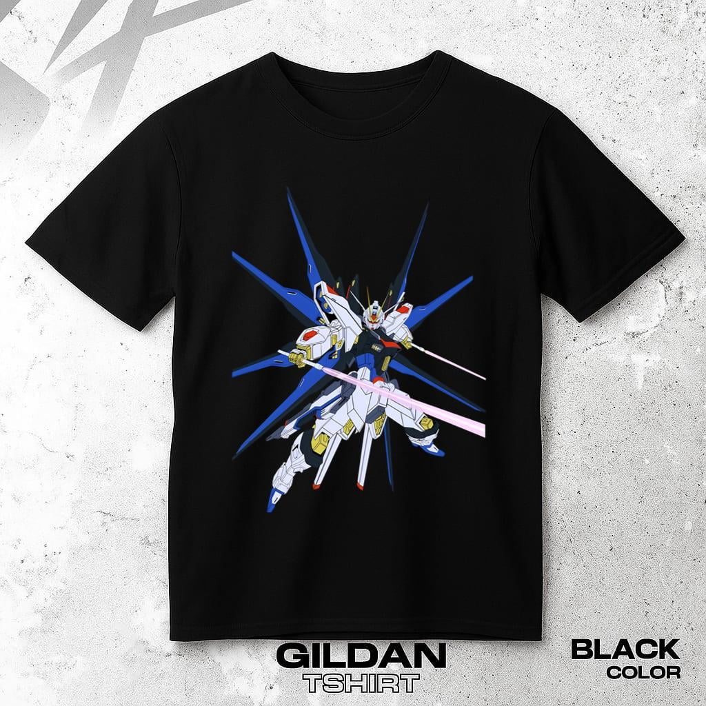 Gundam Strike Freedom SEED Mobile Suit Anime Mecha Kira Fan Unisex T ...