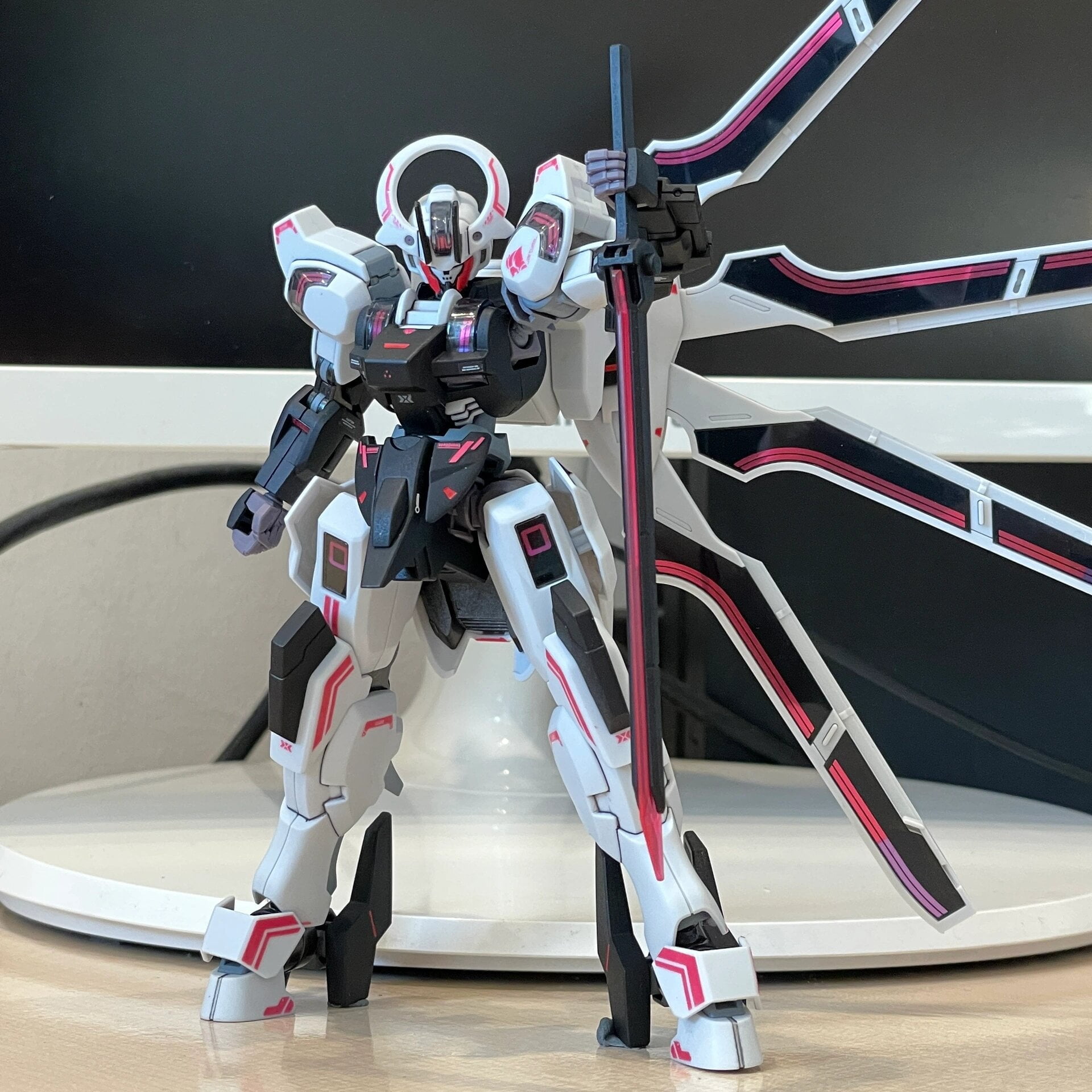 Gundam figure model HG combat ride Gundam assembly model toy desktop ...