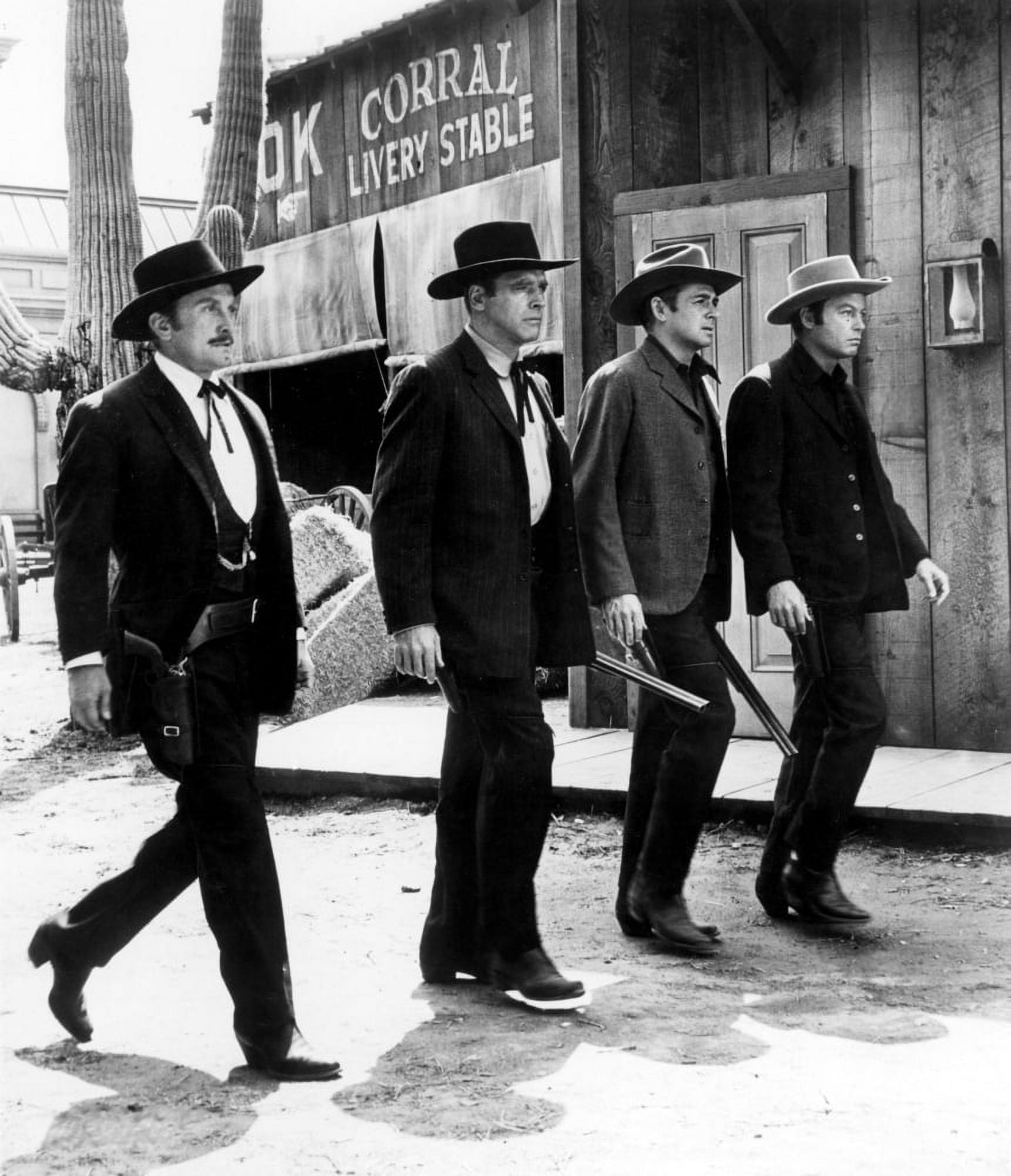 Gunfight At The O.K. Corral Kirk Douglas As Doc Holiday Burt Lancaster ...