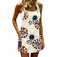 Gunia 4Th Of July Patriotic Casual Overalls Dresses For Women America ...