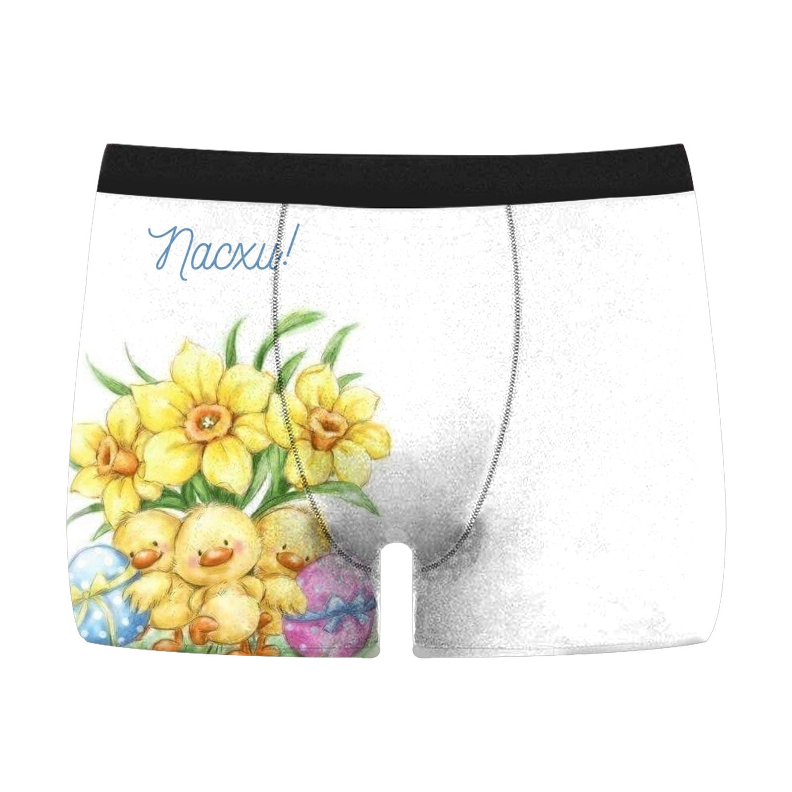 Gunia Boxers For Men Easter Bunny Rabbit Egg Printed Buttocks Pad ...