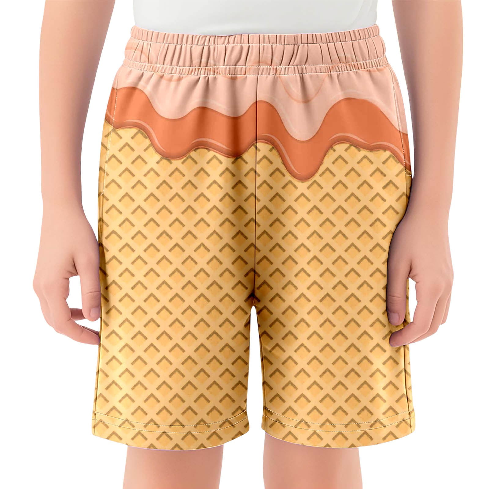 Gunia Boys Basketball Shorts,Girls Summer Casual Elastic Waist With ...