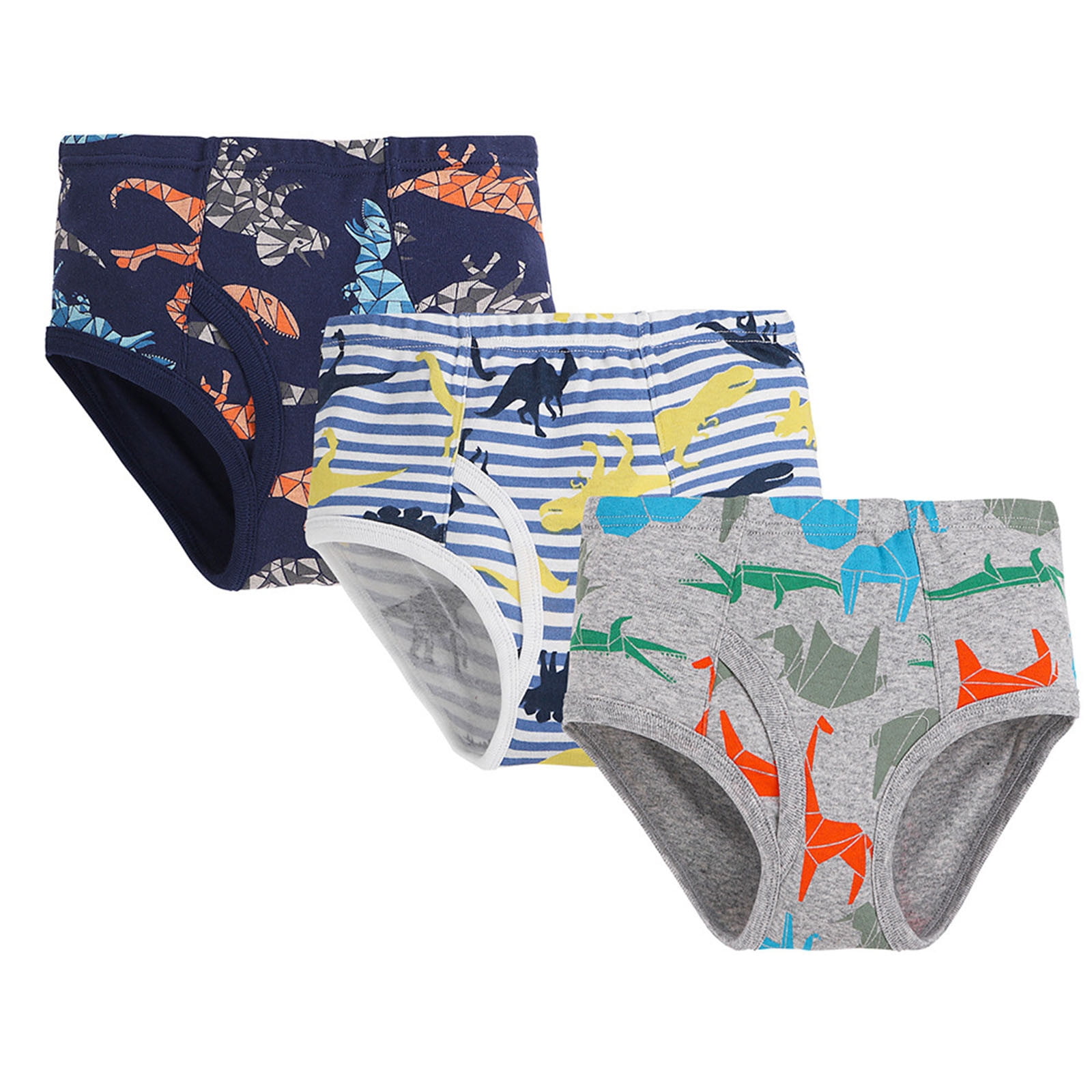 Gunia Boys' Briefs Cartoon Dinosaur Medium Briefs Boys' Baby Kids ...