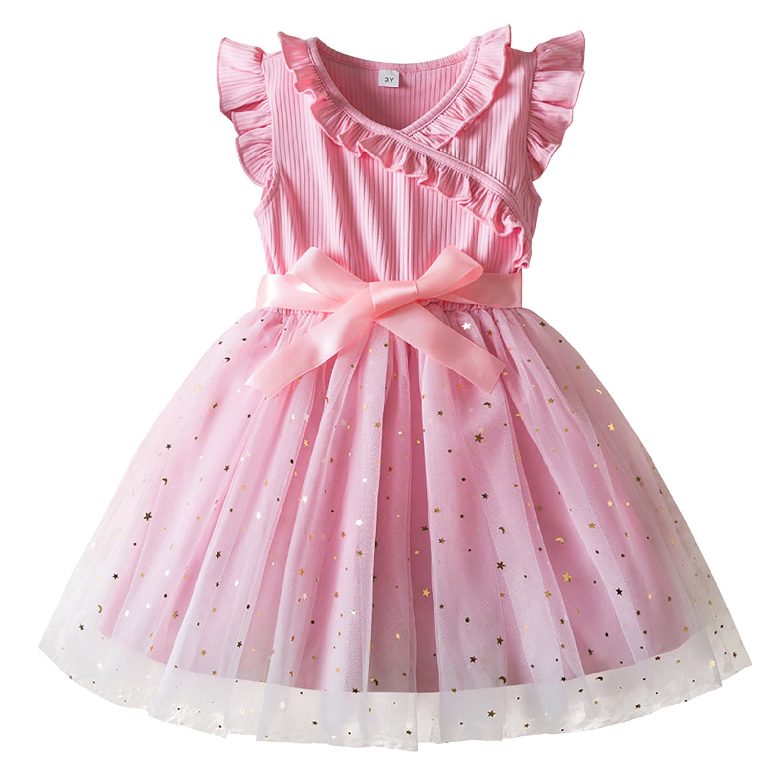 Gunia Flower Girl Dresses For Wedding Children Fly Sleeve Prints ...