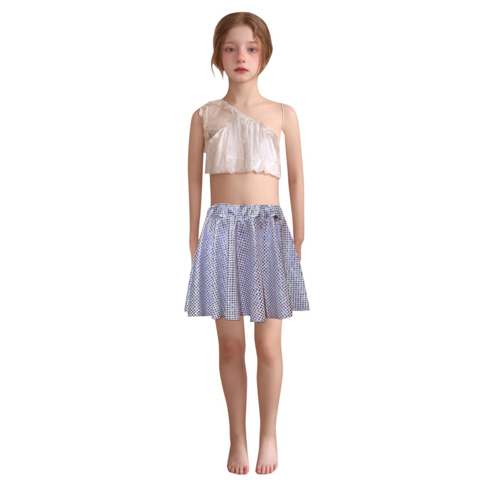 Gunia Flower Girl Dresses For Wedding Thousand Bird Sequin Skirt Dance Breathable 12-15 Years ...