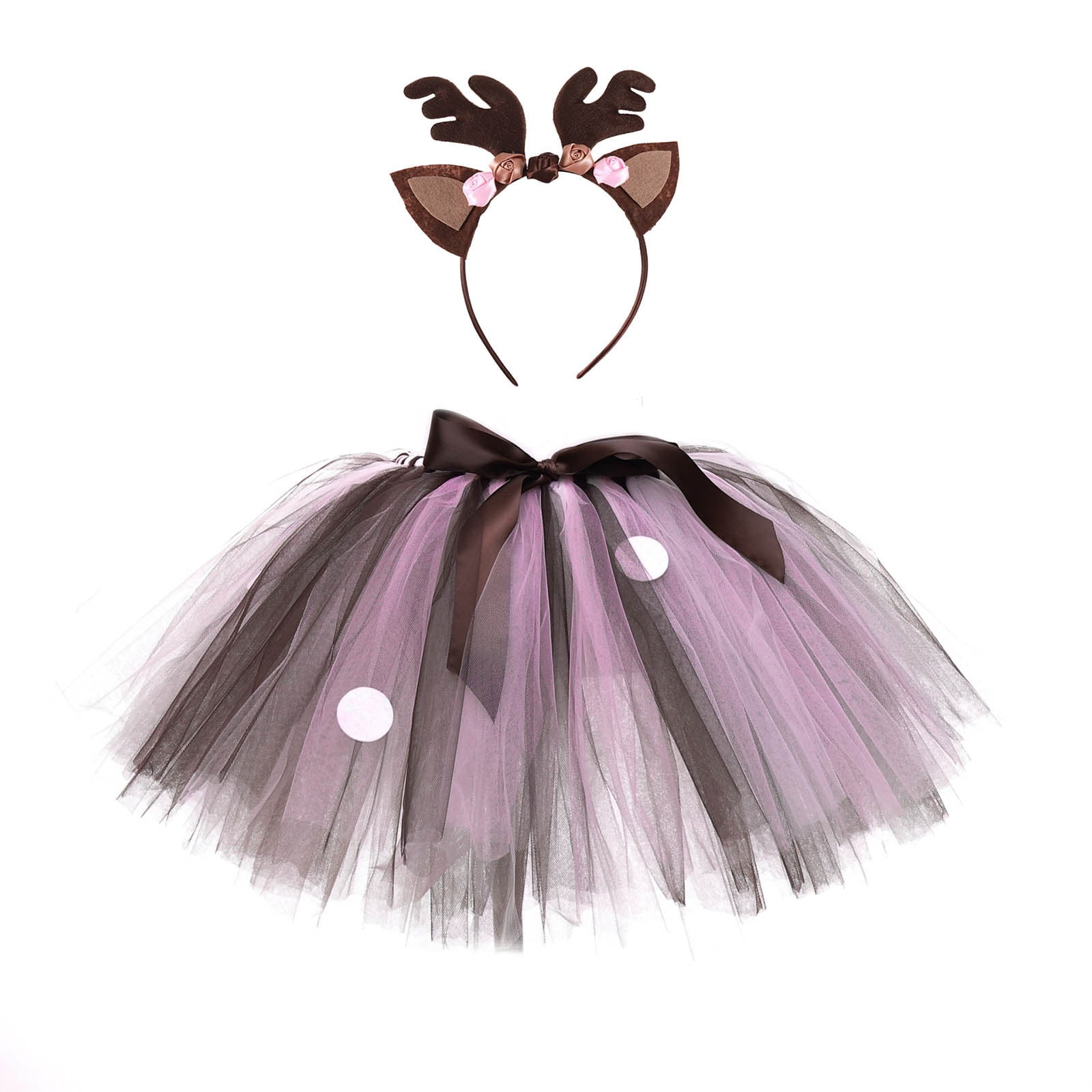 Gunia Girl Tutu Skirts Deer Dress Cartoon Mesh Short Kids Princess ...