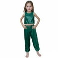 Gunia Girls Party Outfits Vertical Stripe Drape Art Long Pants Pants 5 ...