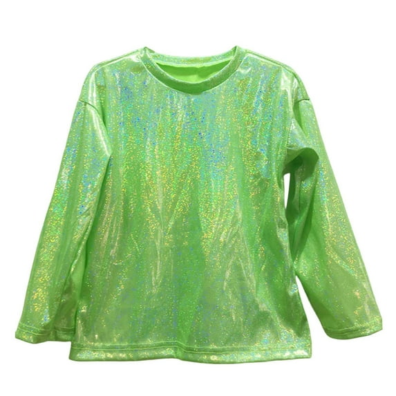 Gunia Girls Sequin Top Glitter Sleeveless Dance Blouse Performance ...