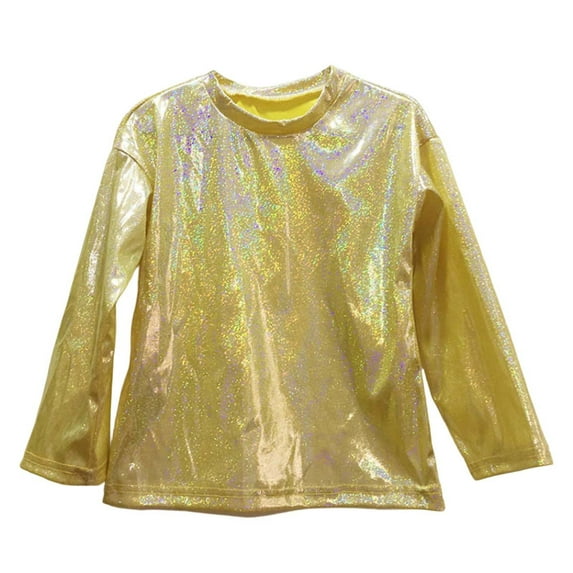 Gunia Girls Sequin Top Glitter Sleeveless Dance Blouse Performance ...