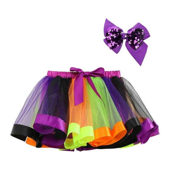 Gunia Girls Tutu Skirt Holiday Ballet Tulle Dance Hairband Set Princess ...
