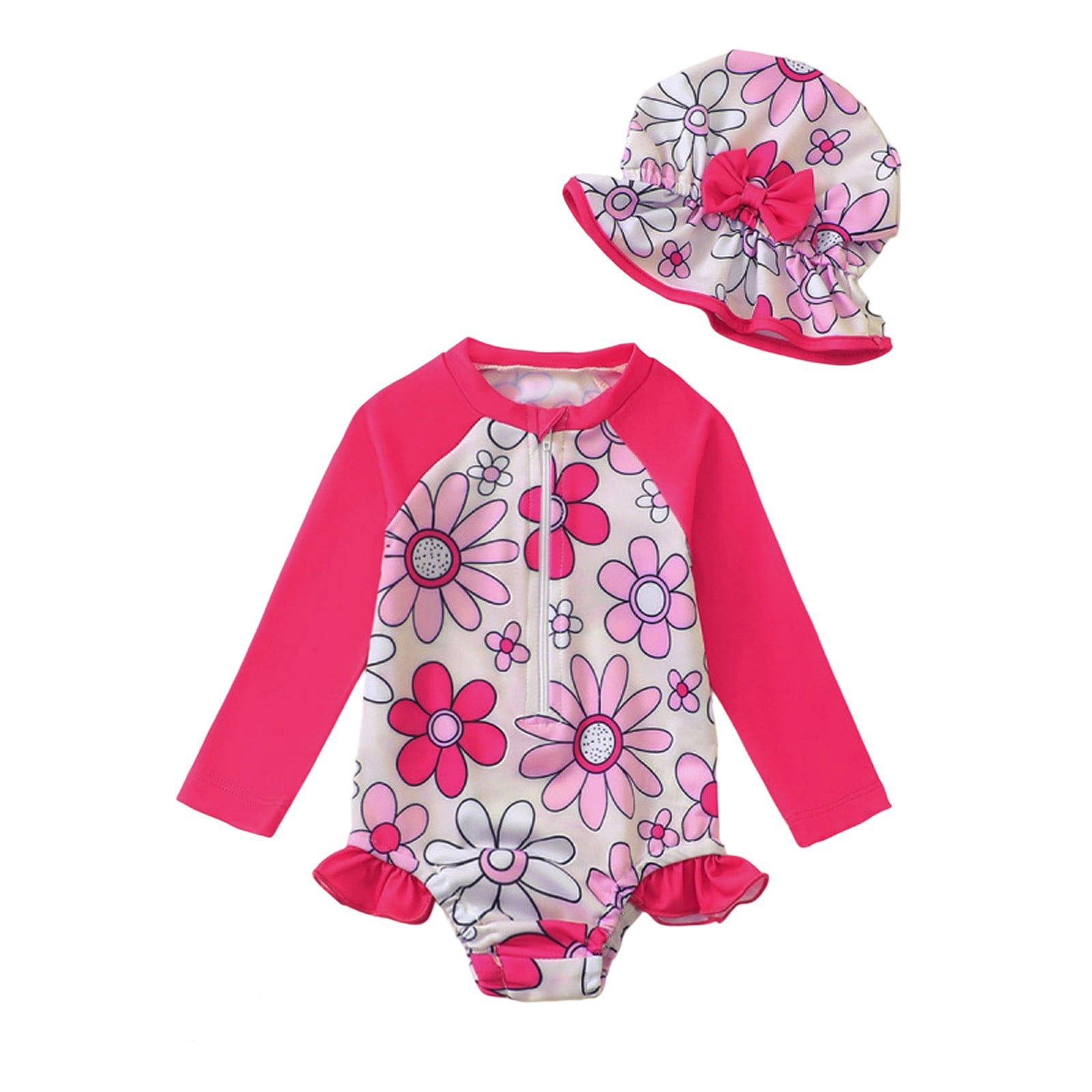 Gunia Infant Boy Swimsuit Girl Rash Guard Long Sleeve Sun Surf Suit ...