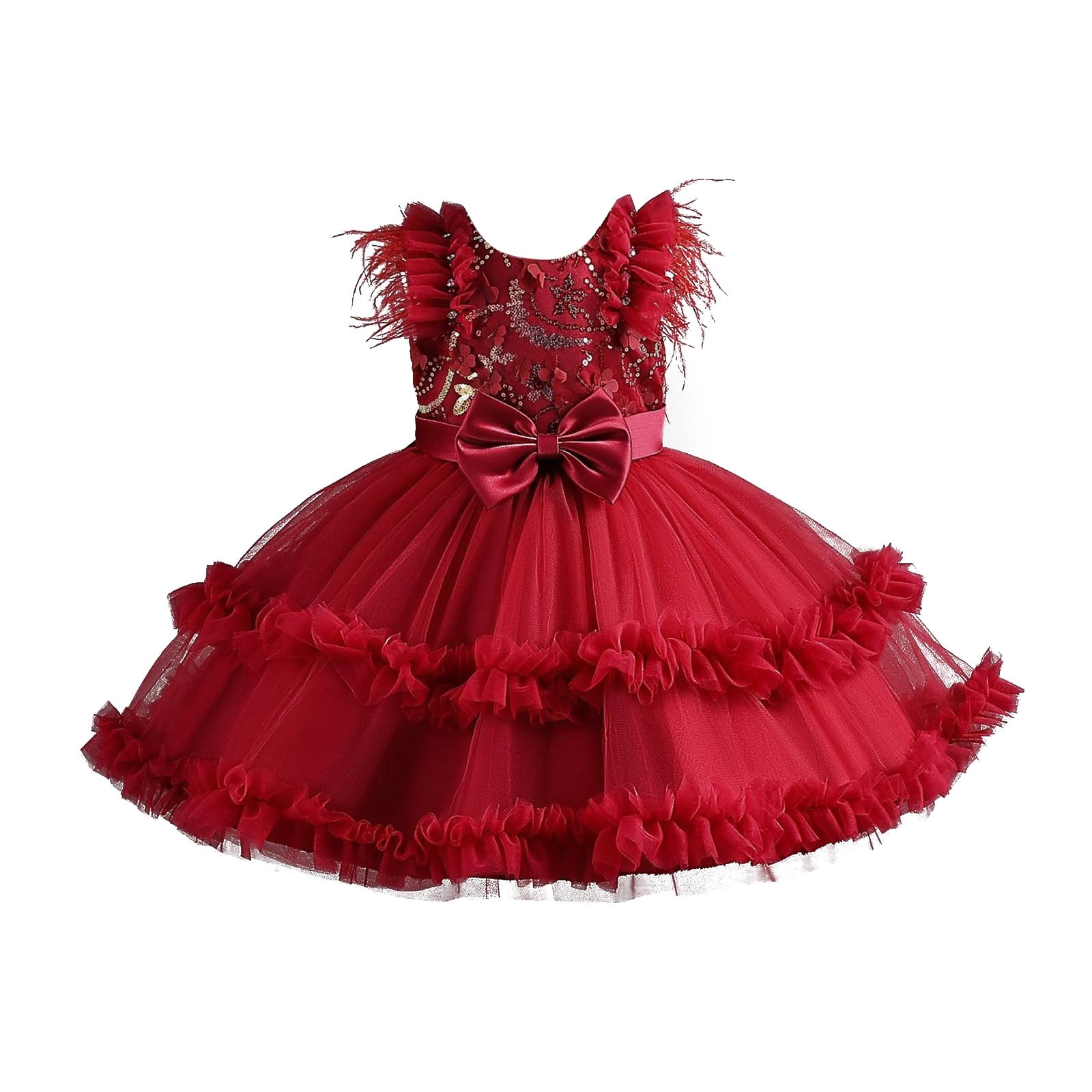 Gunia Kids Girls' Dresses Puffy Skirt Cake Princess Party Gift Trendy 3 ...