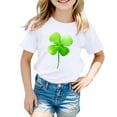 Gunia St Patricks Shirts For Kids Boys Girls Short Sleeve Irish Green ...