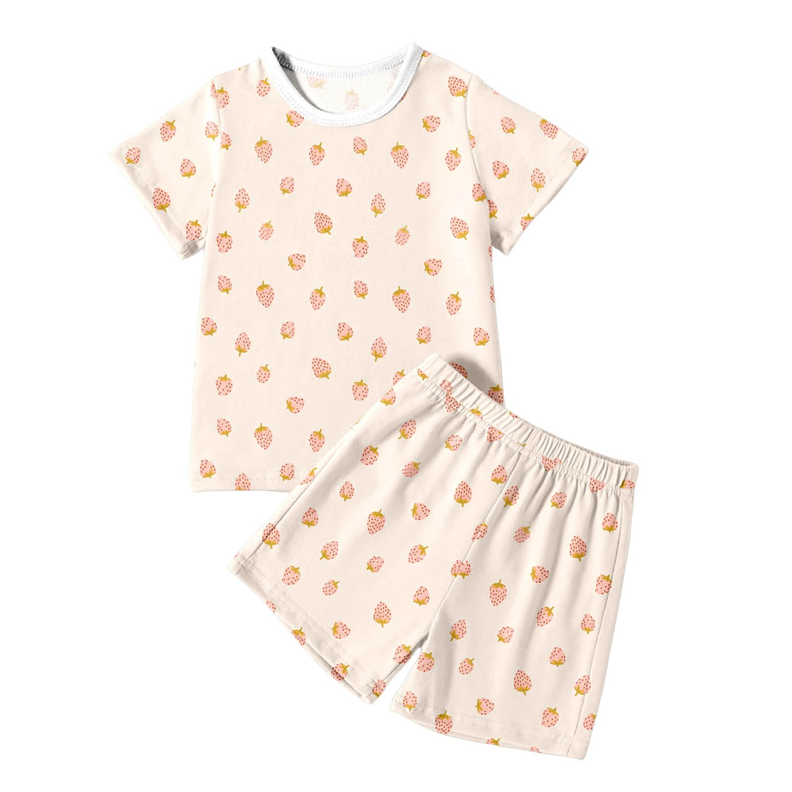 Gunia Summer Outfits For Girls,Kids Hand Painted Homewear Short Sleeve ...
