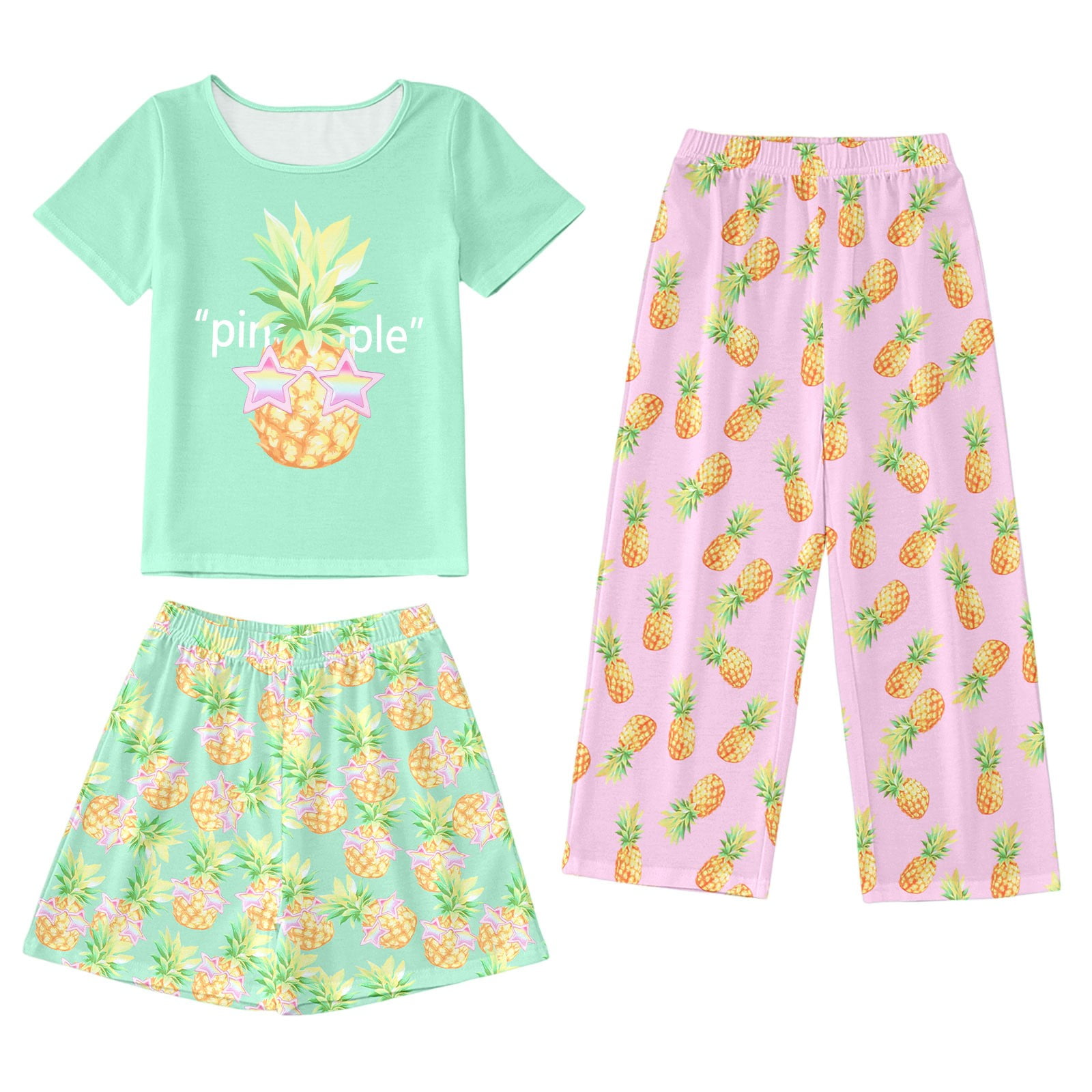 Gunia Toddler Girl Summer Outfits 3 Piece Baby Unisex Spring Summer ...