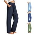 Gunia Wide Leg Pants Women Lightweight Ice Silk Pants Breathable ...