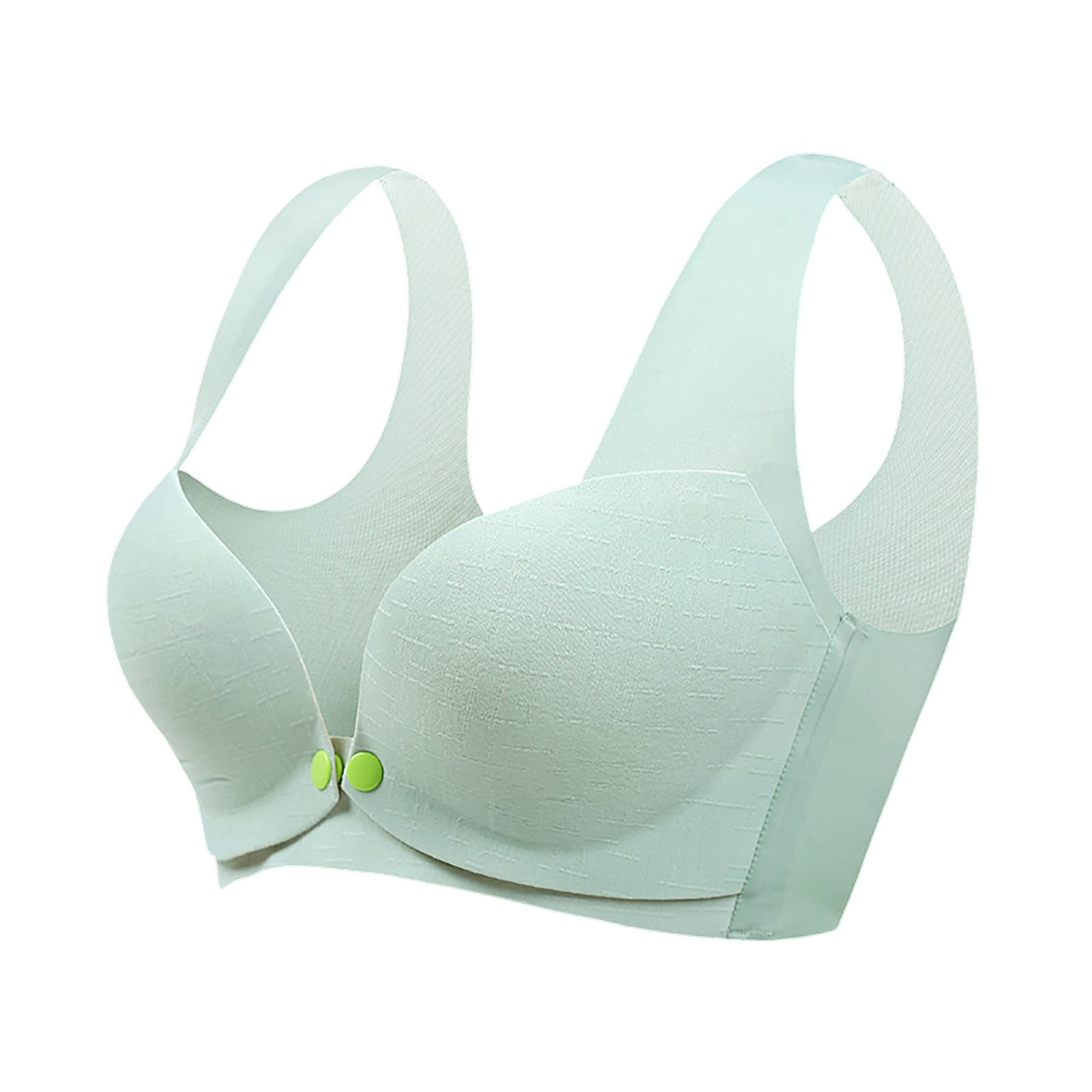 Gunia Womens Maternity Sports Bra Solid Open Button Breastfeeding Bra ...