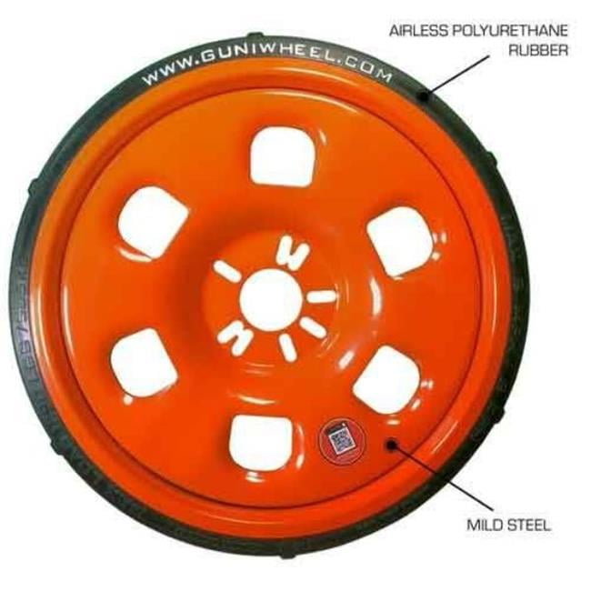 Guniwheel Universal 45 Solid Bolt Pattern Wheel GUN-GW2445, Solid Steel ...