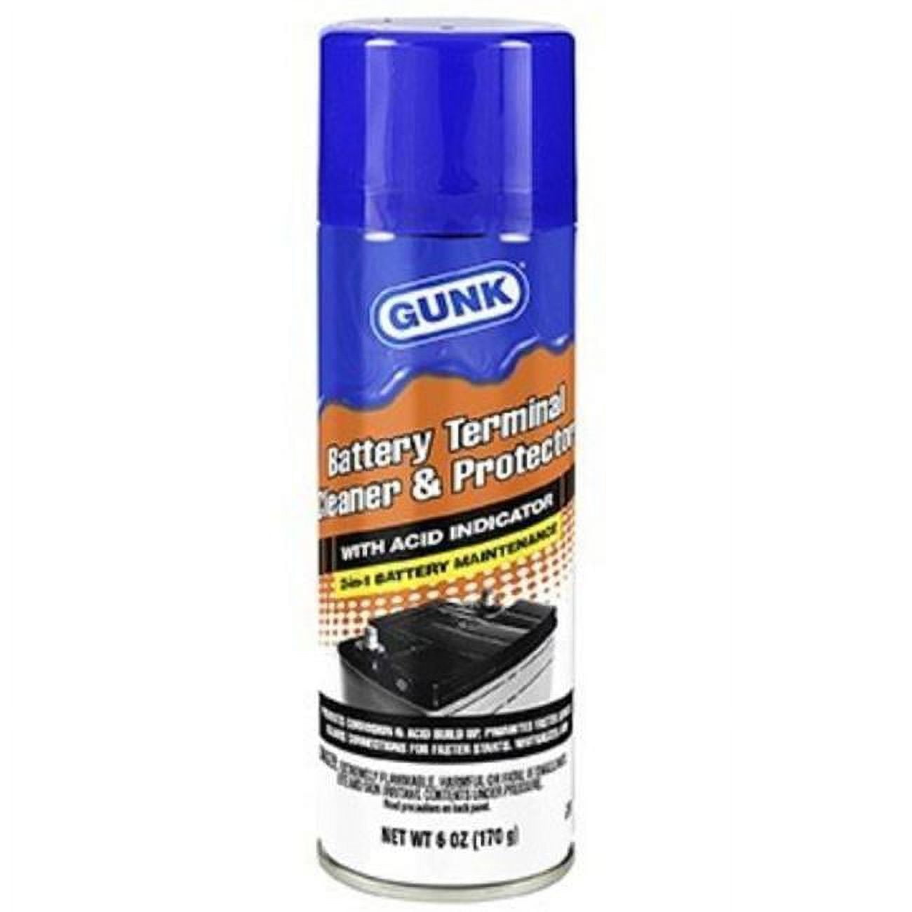 Gunk 615-BTCAP6-6 6 oz Battery Terminal Cleaner & Protector with acid ...