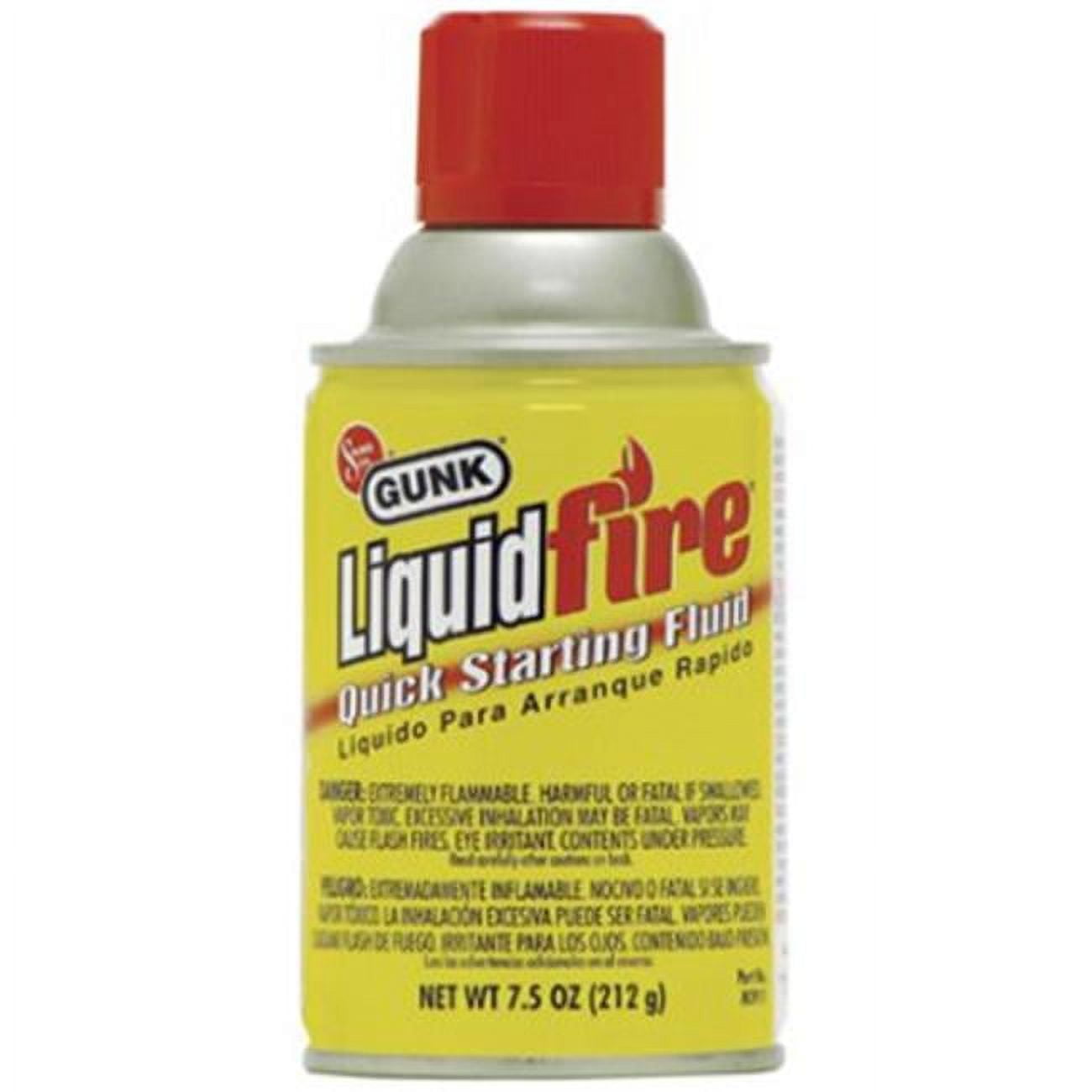 Gunk 7.5 oz Motor Medic Liquid Fire Quick Starting Fluid - Walmart.com