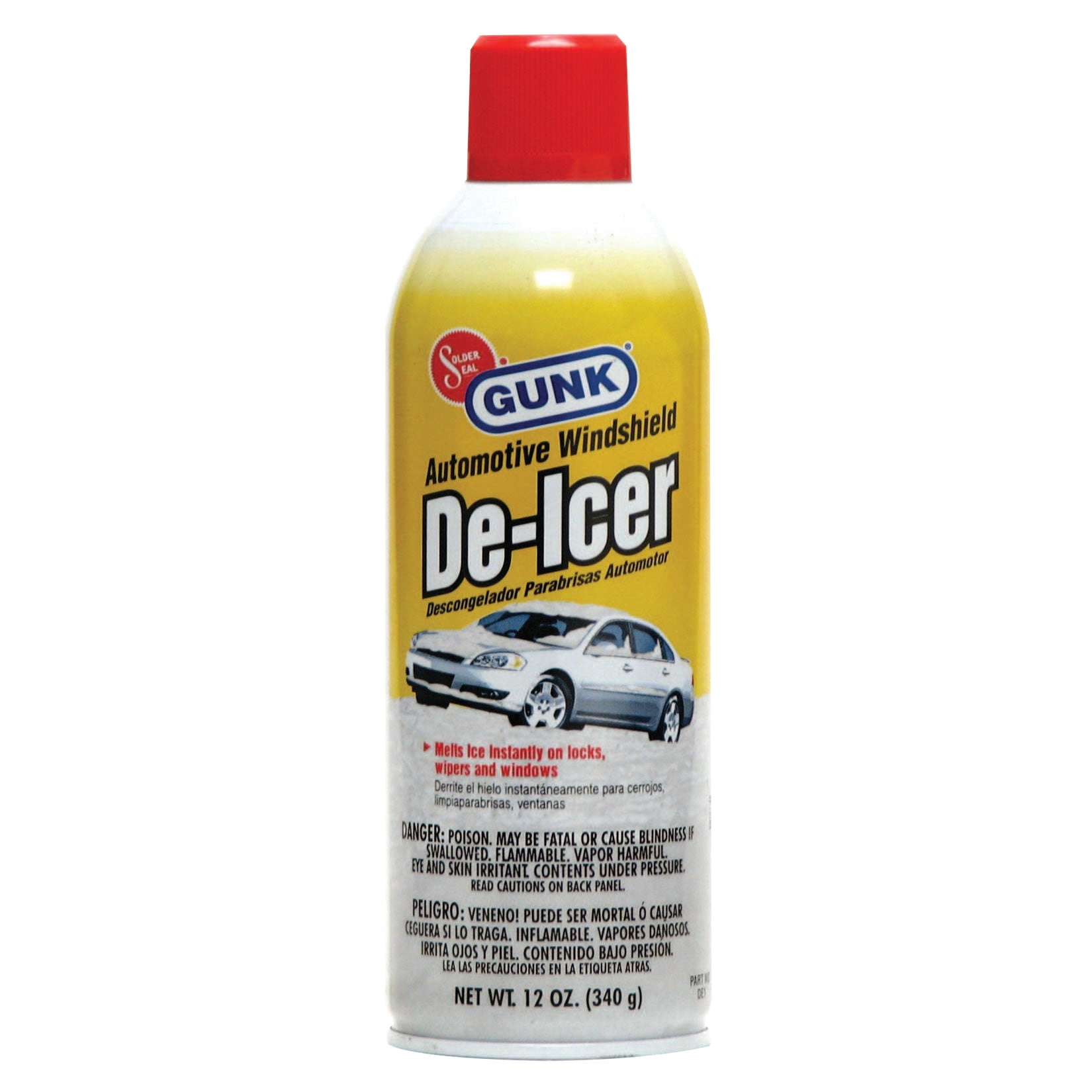 Gunk DE1 Automotive De-Icer, 12 Oz - Walmart.com