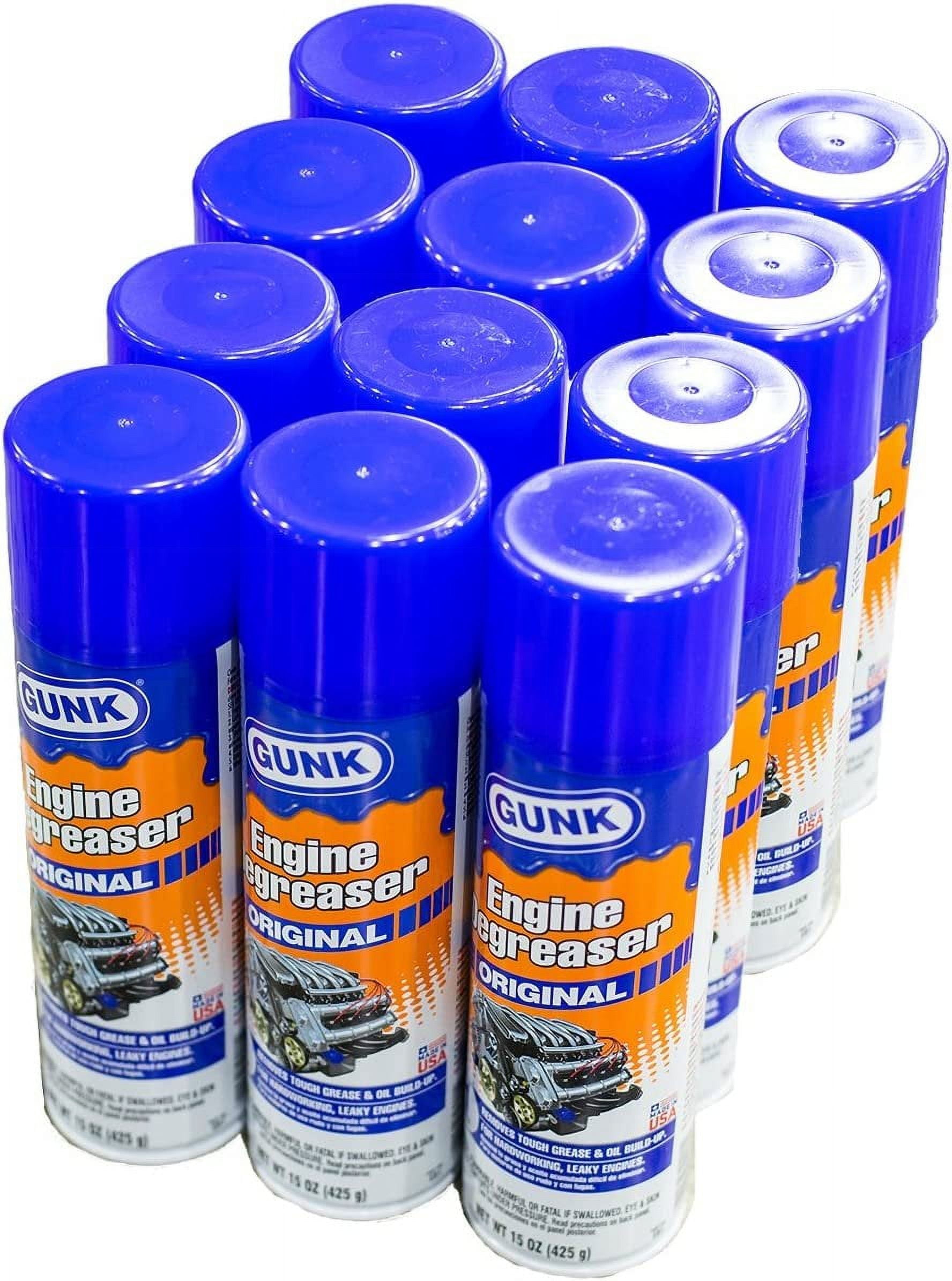 GUNK Original Engine Brite Cleaner, Heavy Duty Degreaser Spray, 15 oz ...