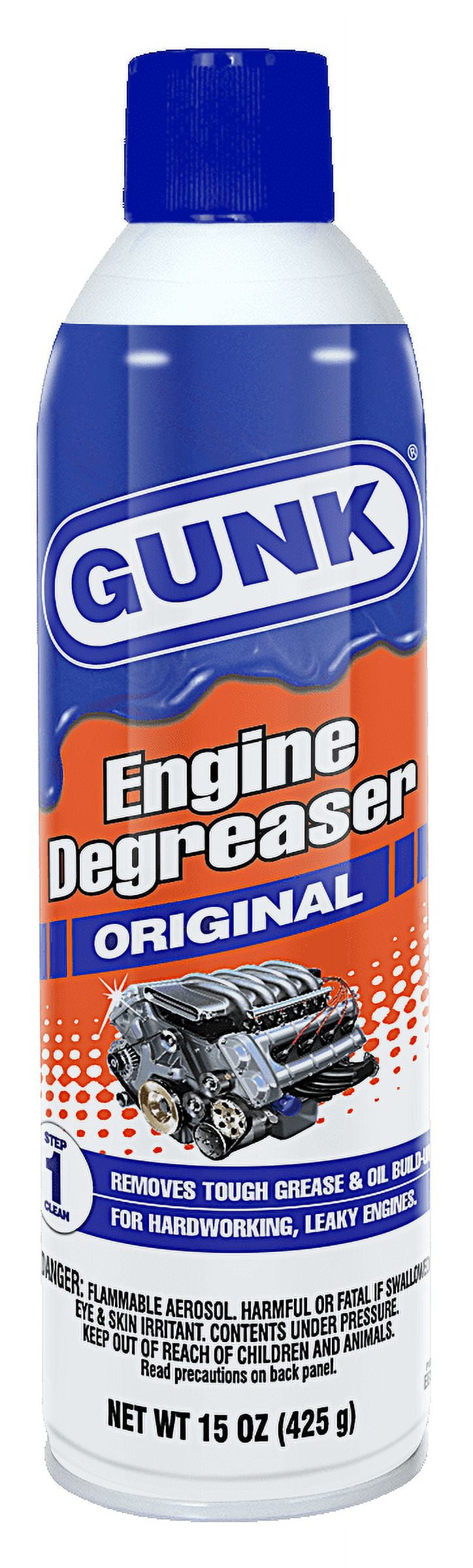 Gunk EB1CA Engine Degreaser, Penetrant, 15 oz. - Walmart.com