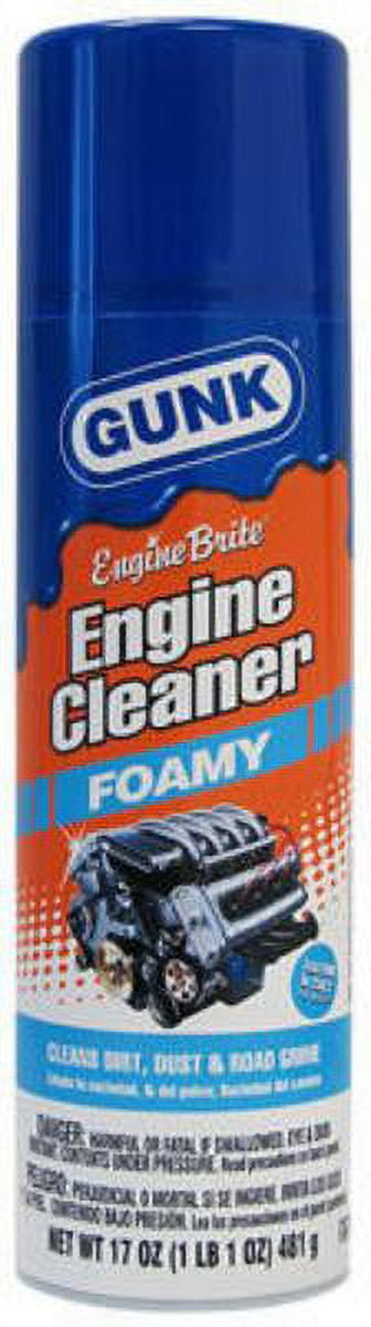 Gunk FEB1CA Aerosol Foamy Engine Degreaser, 17 Oz, Each - Walmart.com
