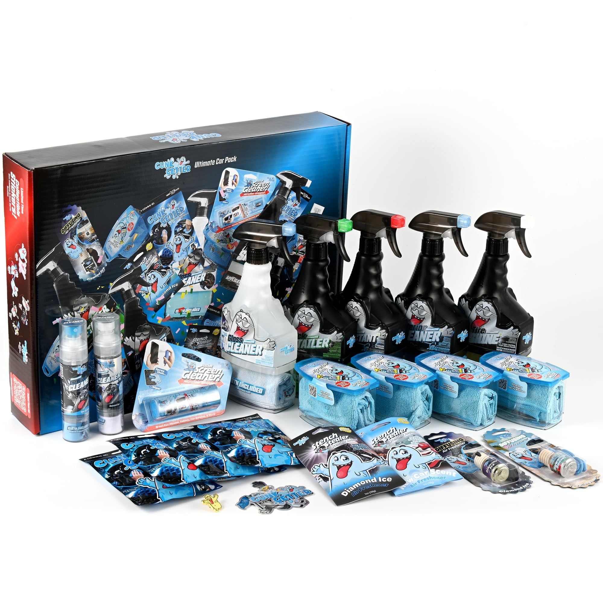 Gunk Getter Car Cleaning Kit - Car Accessories for Interior and ...