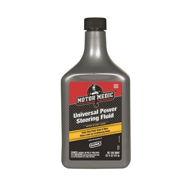 Gunk Gunk M2732 Power Steering Fluid With Stop Leak, 32 Oz - Walmart.com
