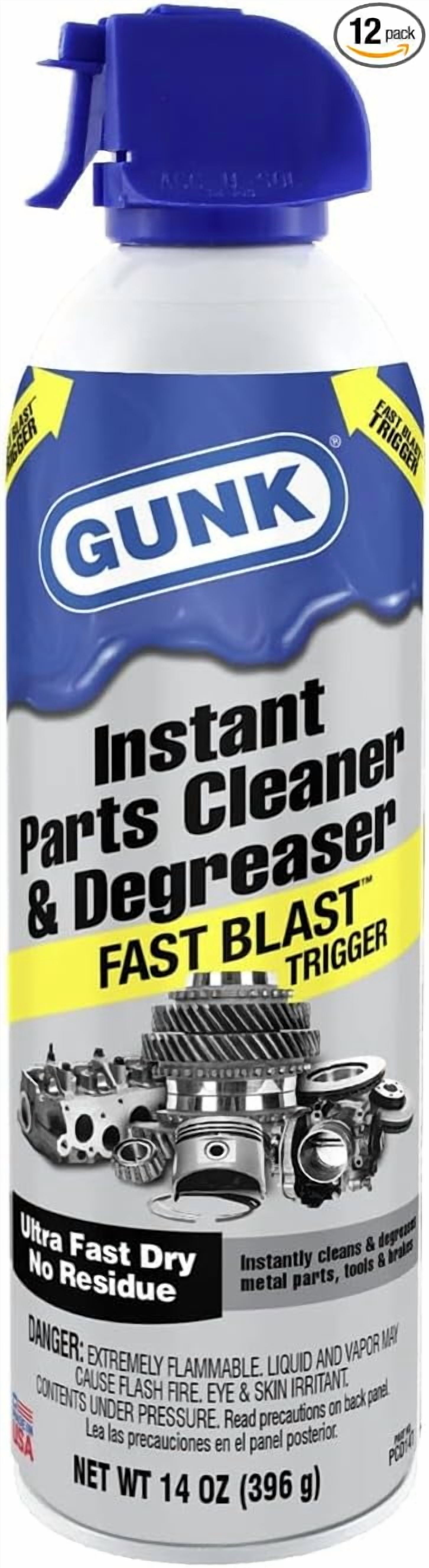 Gunk Instant Parts Cleaner and Degreaser with Fast Blast Trigger Ultra ...