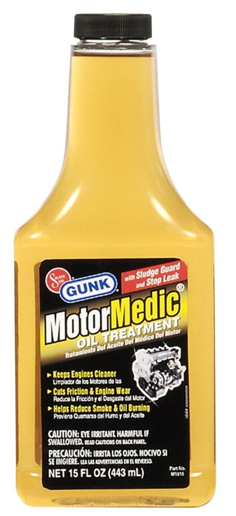 Gunk M1815 Motor Medic Oil Treatment, 15 Oz, Each - Walmart.com