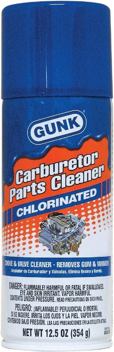 Gunk M4814 12 1/2 Oz Carb-Medic Lubricant Choke & Valve Cleaner Spray ...