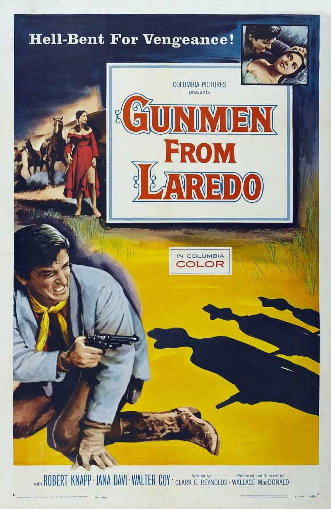 Gunmen from Laredo - movie POSTER (Style A) (27" x 40") (1959 ...