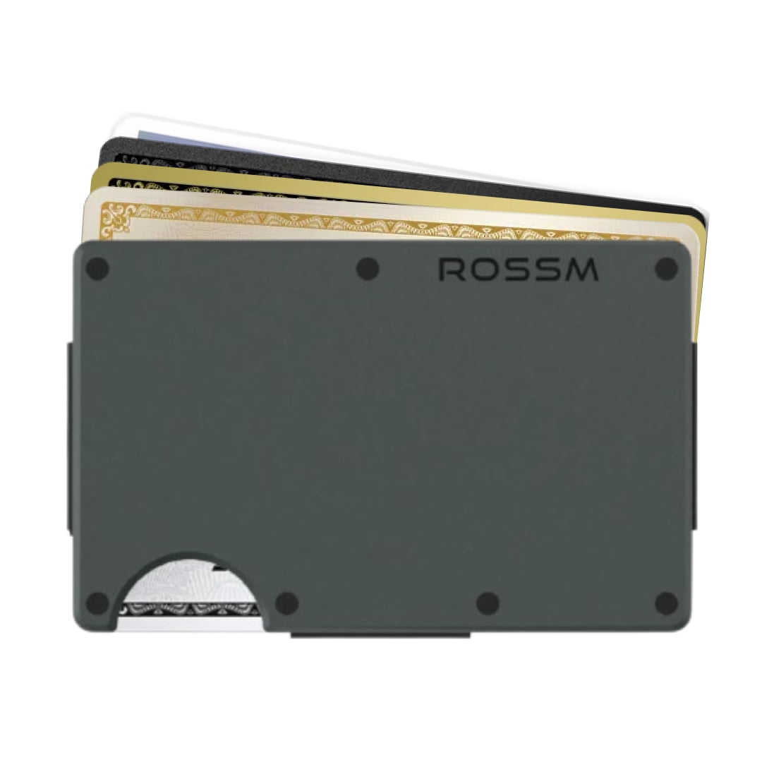 Gunmetal Slim RFID-Blocking Minimalist Wallet for Men - Walmart.com