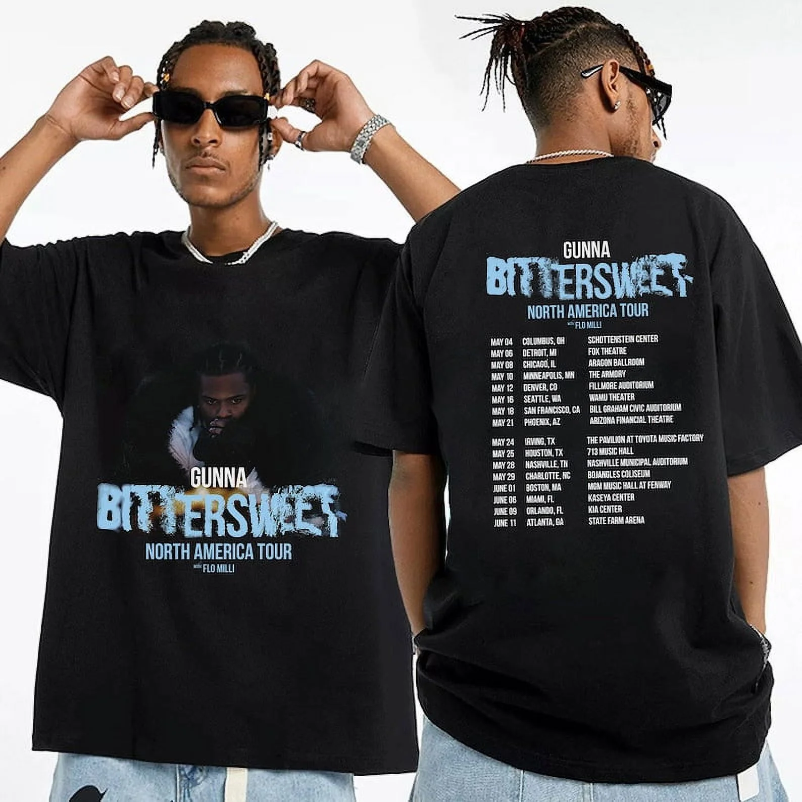Gunna The Bittersweet Tour 2024 Shirt Gunna 2024 Concert Shirt Gunna Fan Gift Rap Tee Concert ...