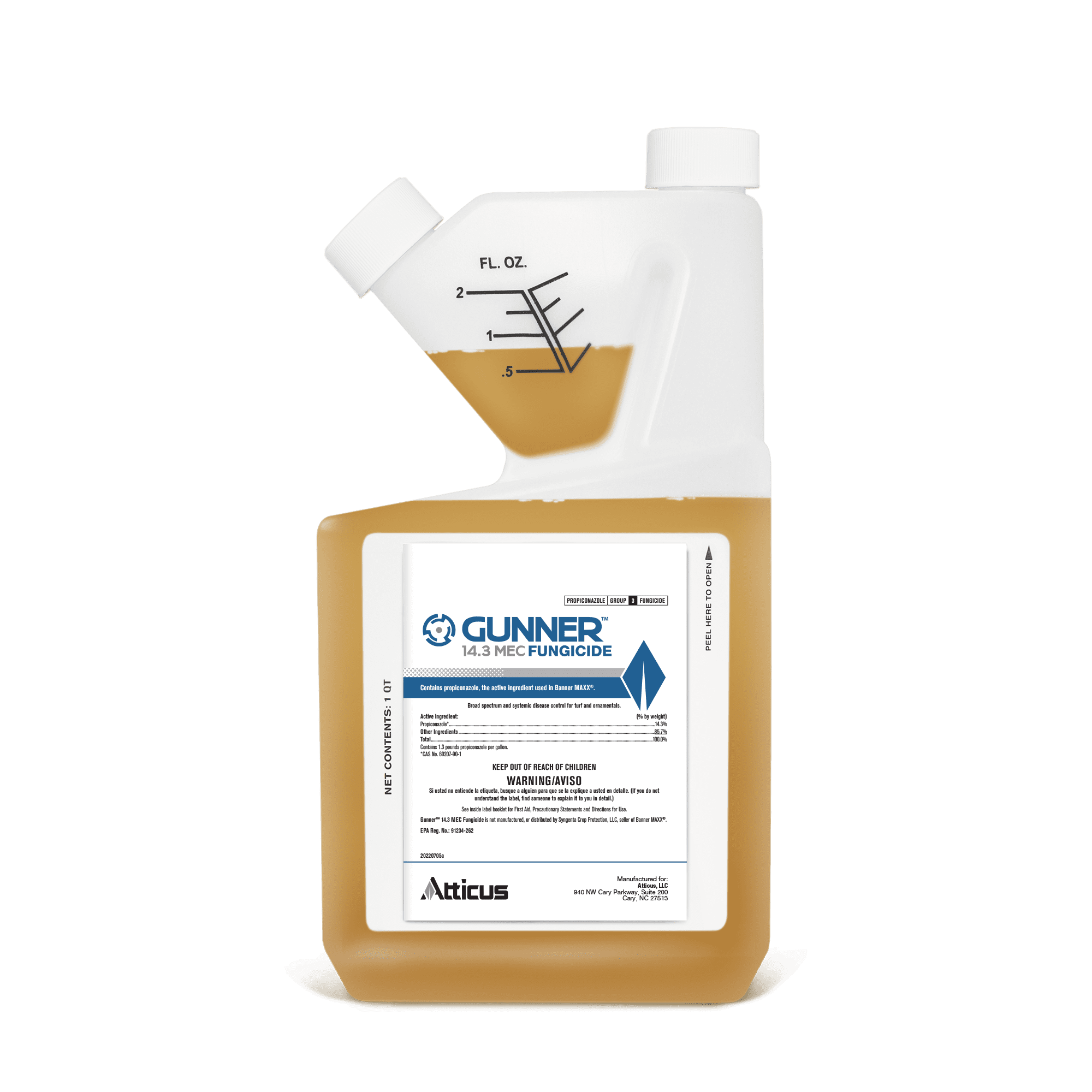Gunner 14.3 MEC Propiconazole Fungicide (1 Quart) by Atticus (Compare ...