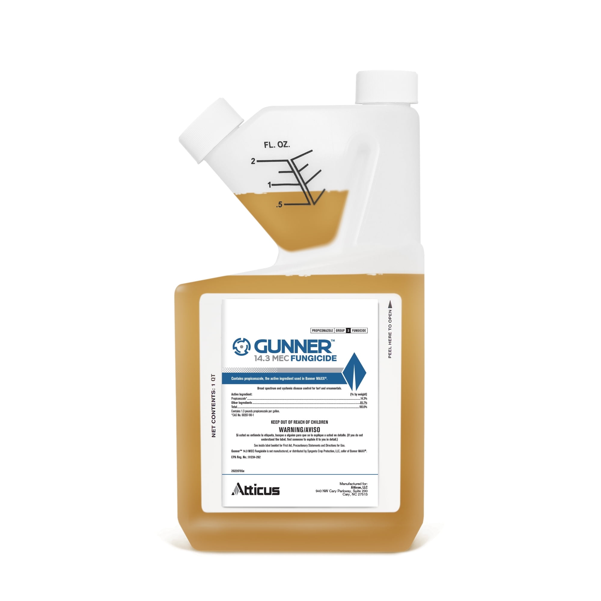 Atticus Gunner 14.3 MEC Propiconazole Fungicide, 1 Quart, Controls ...