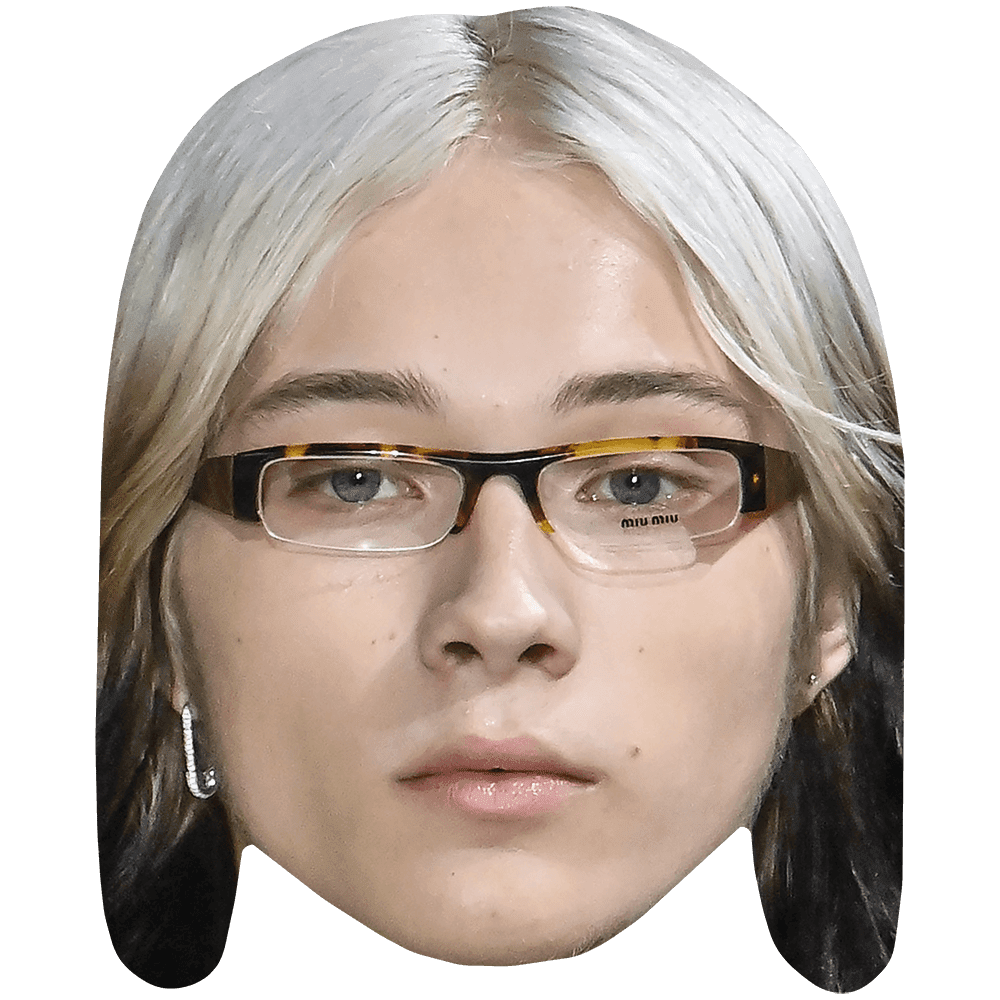 Gunner Shepardson (Glasses) Celebrity Mask, Flat Card Face, Fancy Dress ...