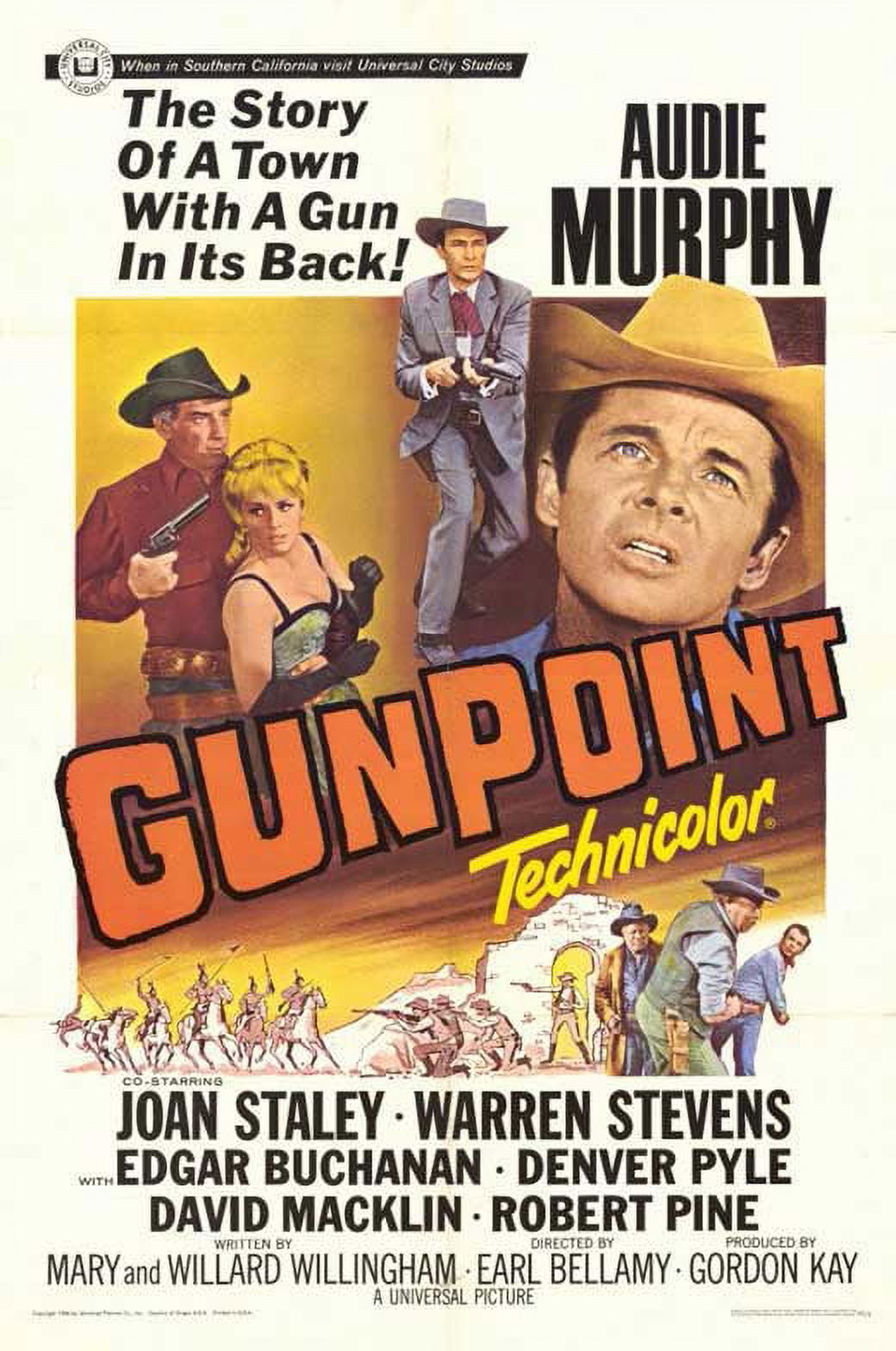 Gunpoint - movie POSTER (Style B) (11" x 17") (1955) - Walmart.com