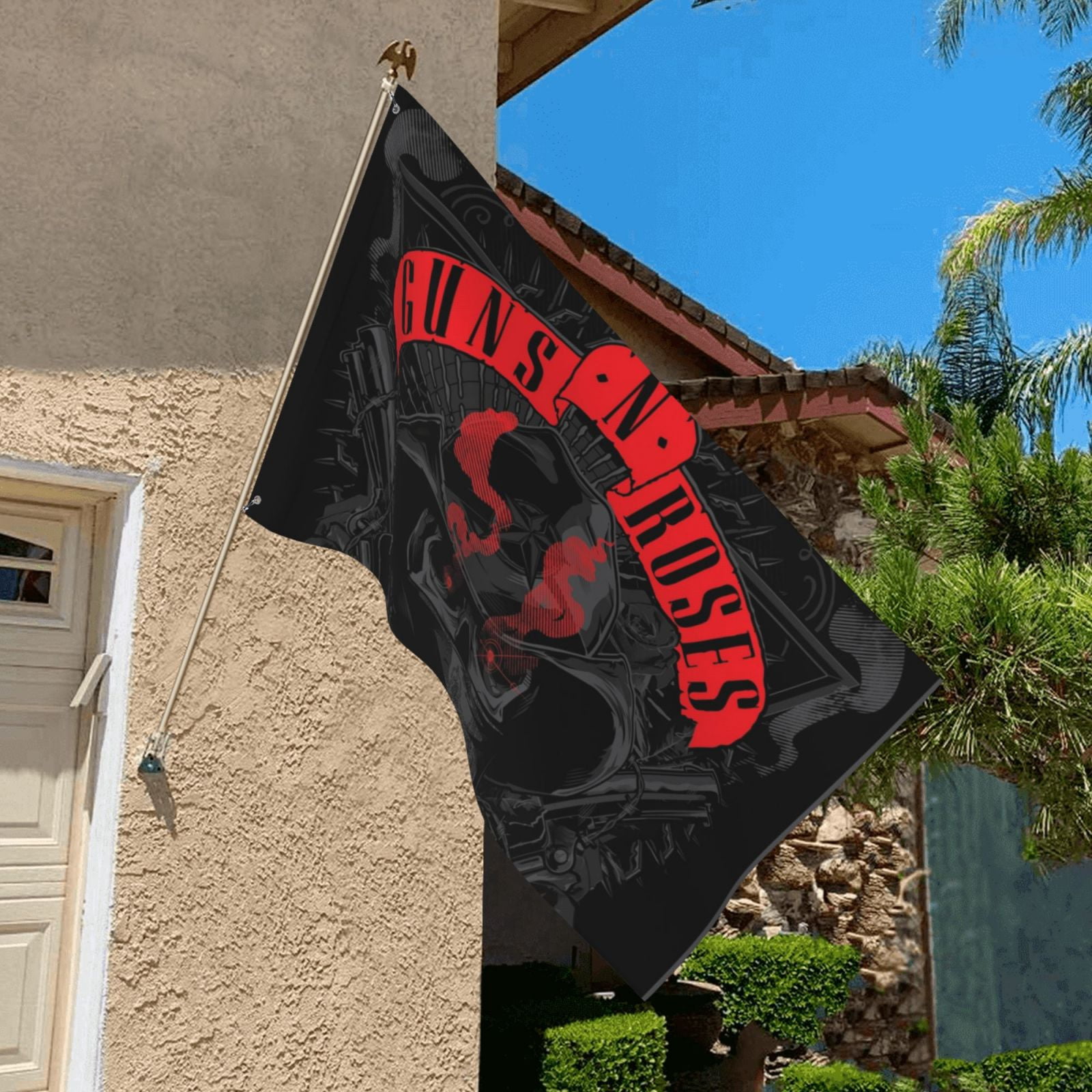 Guns N' Roses Garden Flag 3x5 Feet Indoor Decoration Flag Outdoor ...