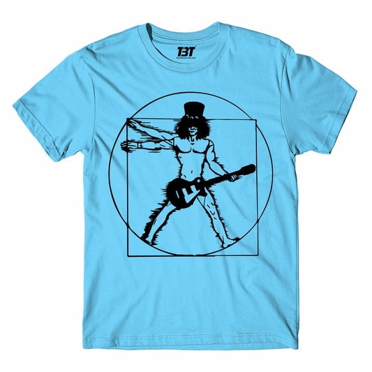 Guns N' Roses T shirt - The Vitruvian Guitar Man - Slash - Walmart.com