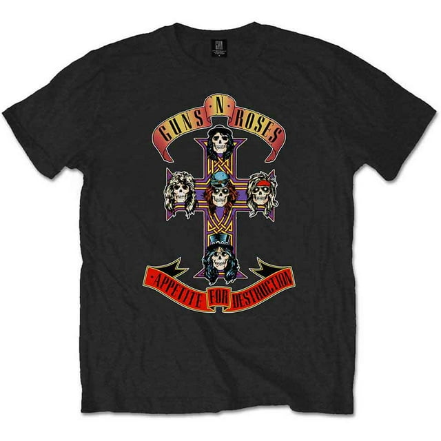Guns N' Roses Unisex T-Shirt Appetite for Destruction (Plus Sizes ...