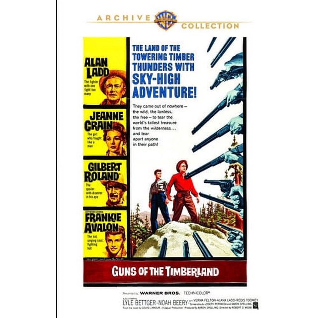 Guns of the Timberland (DVD), Warner Archives, Western - Walmart ...