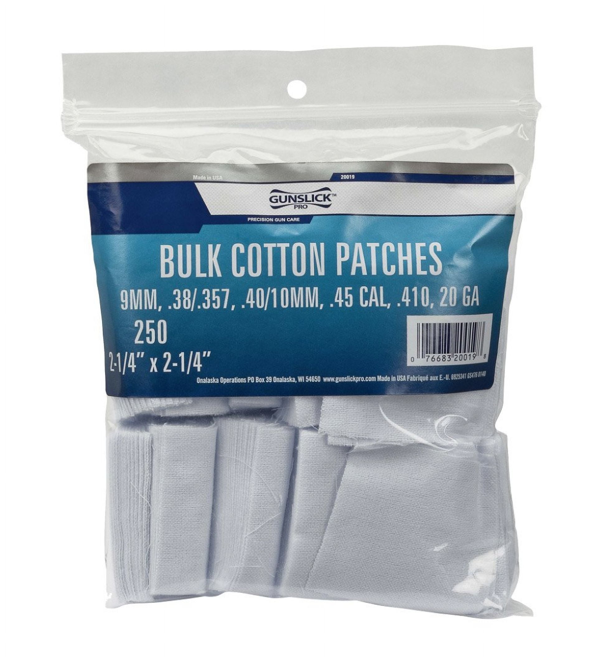 Gunslick Bulk Patches .38-20Ga 250Ct - Walmart.com