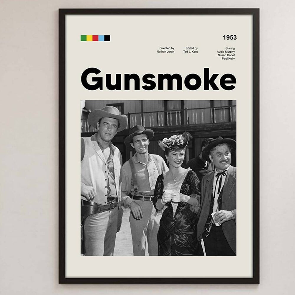 Gunsmoke 1953 Poster Gunsmoke Poster Gunsmoke Movie Poster Gunsmoke ...