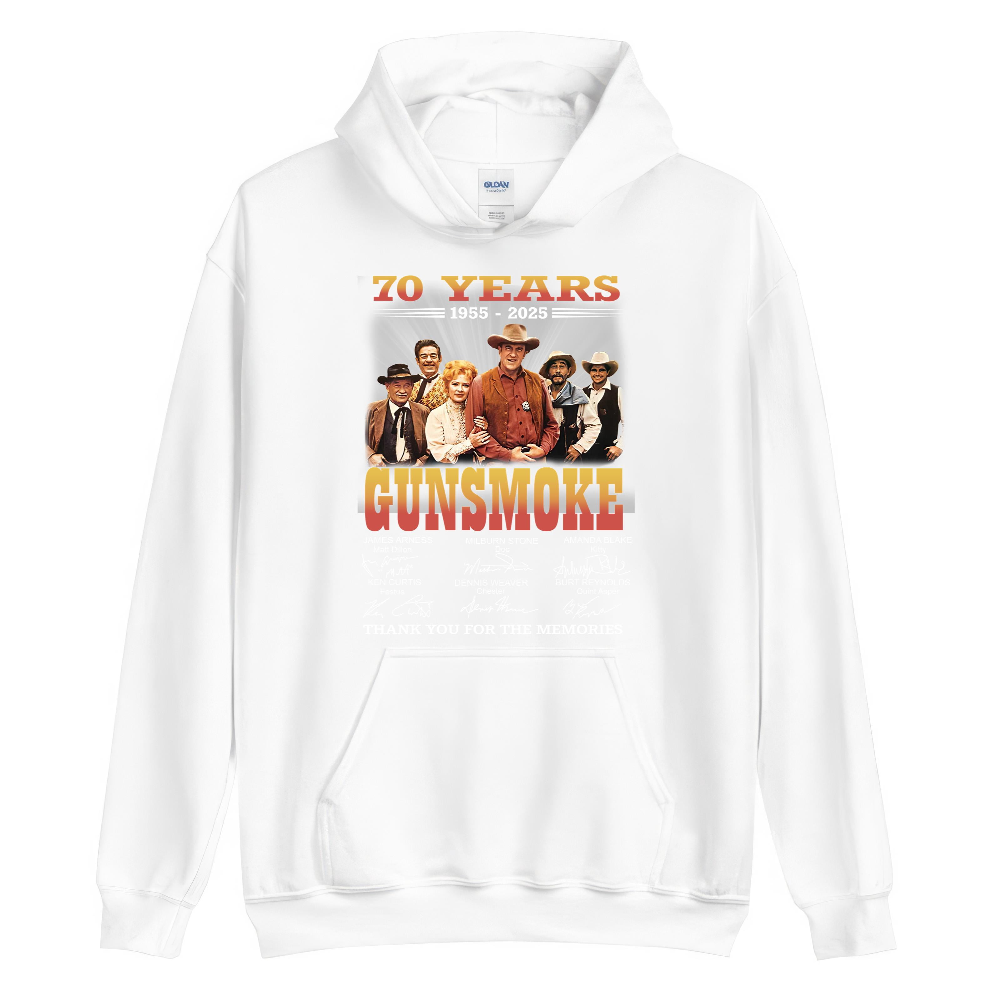 Gunsmoke 70th Anniversary 1954-2024 Thank You For The Memories Fan T ...