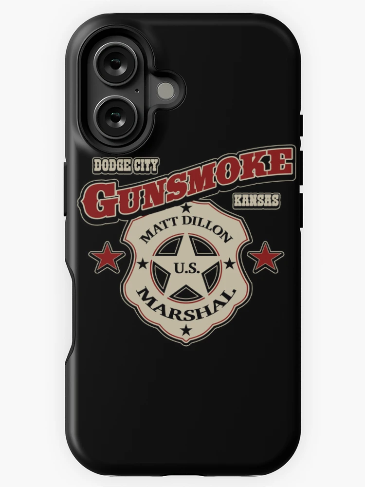 Gunsmoke Case iPhone 11 12 13 14 15 16 Pro Max Western Classic Style ...