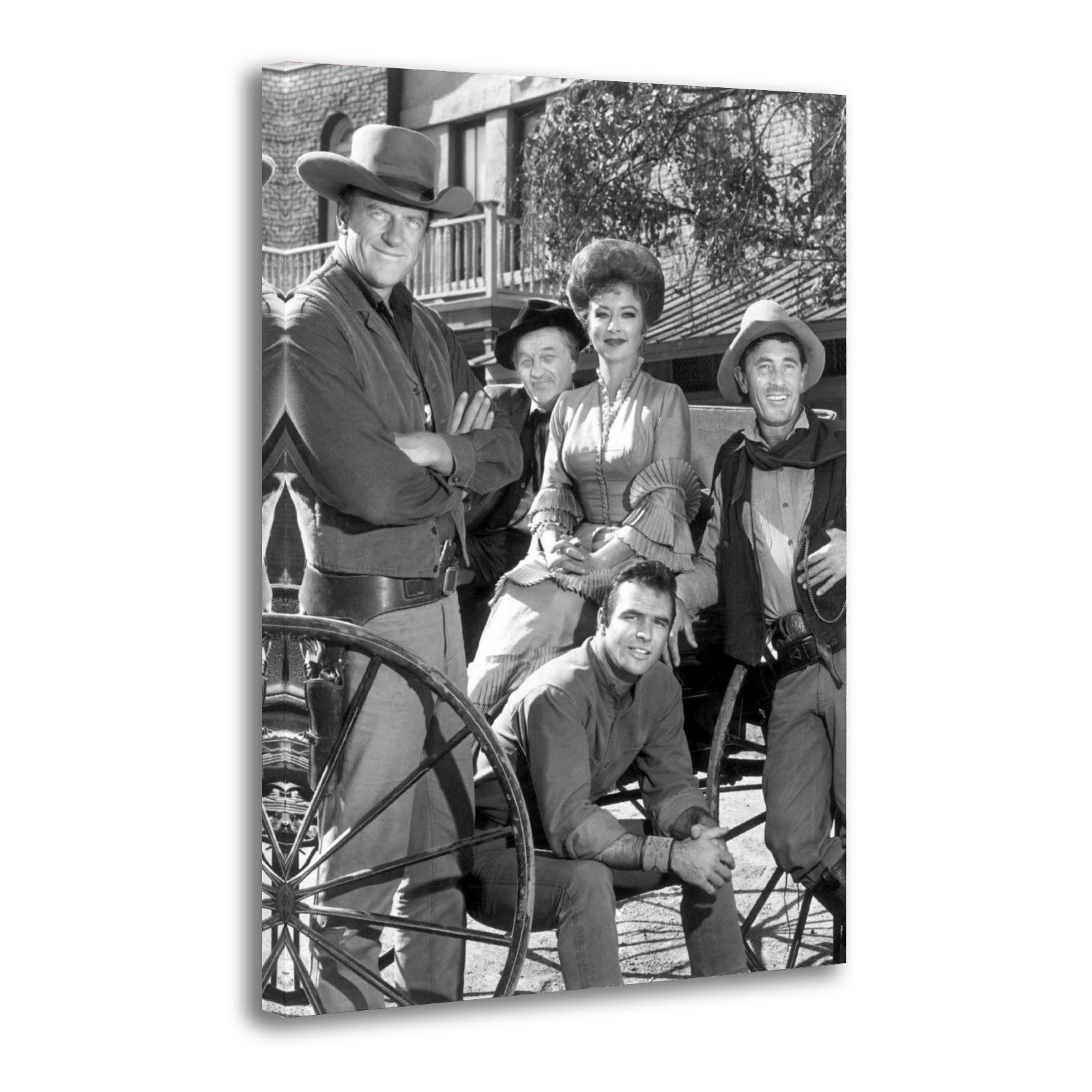 Gunsmoke Cast James Arness Amanda Blake Burt Reynolds Ken Curtis ...