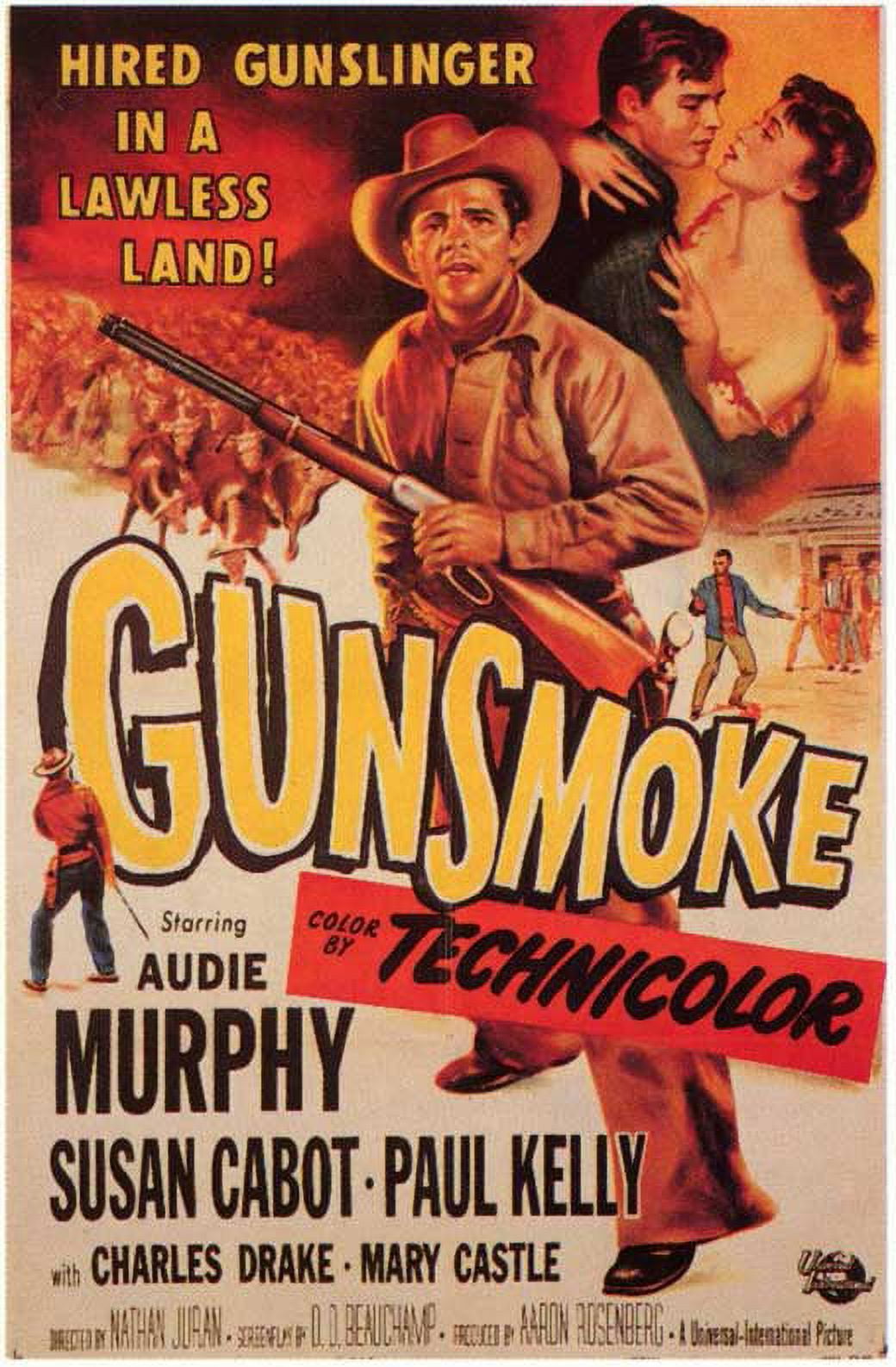 Gunsmoke - movie POSTER (Style A) (11" x 17") (1953) - Walmart.com